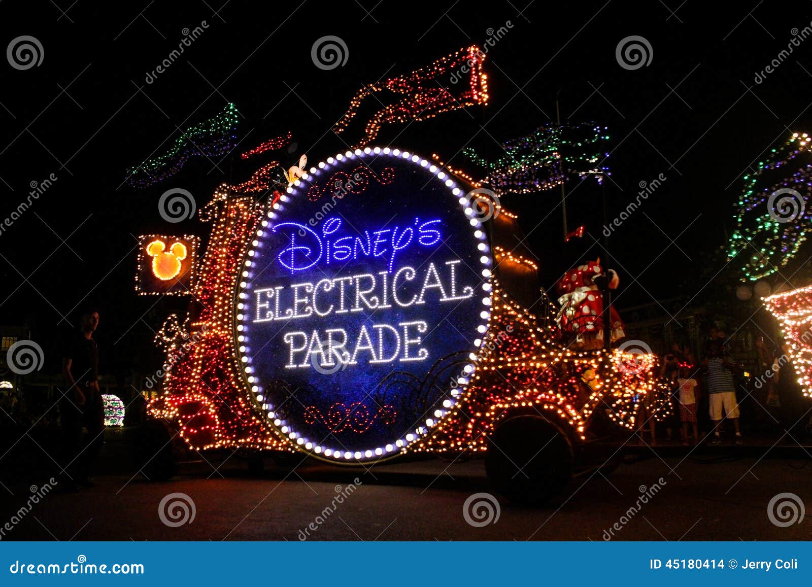 Disney Electrical Parade, Orlando, FL. Editorial Stock Image - Image of ...