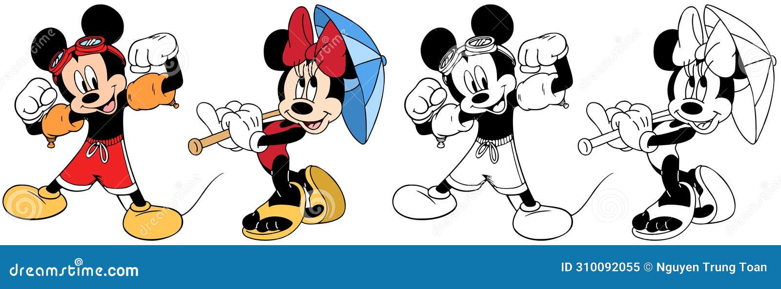 Summer Fun with Mickey Mouse Editorial Image - Illustration of disney ...
