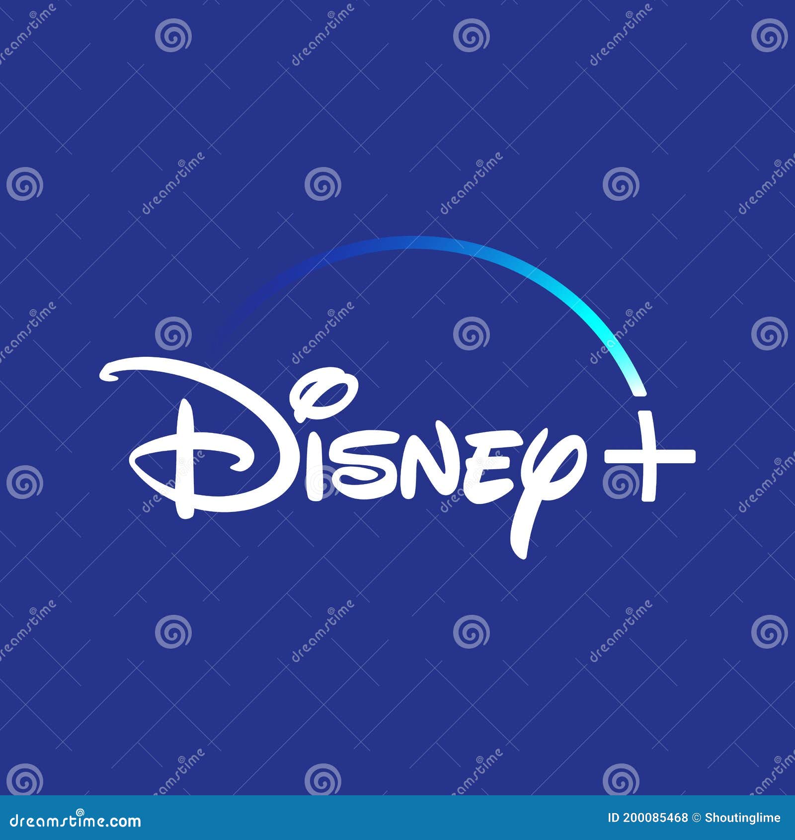 Disney+ Disney Plus Movie Video Streaming Logo Icon On The Internet ...