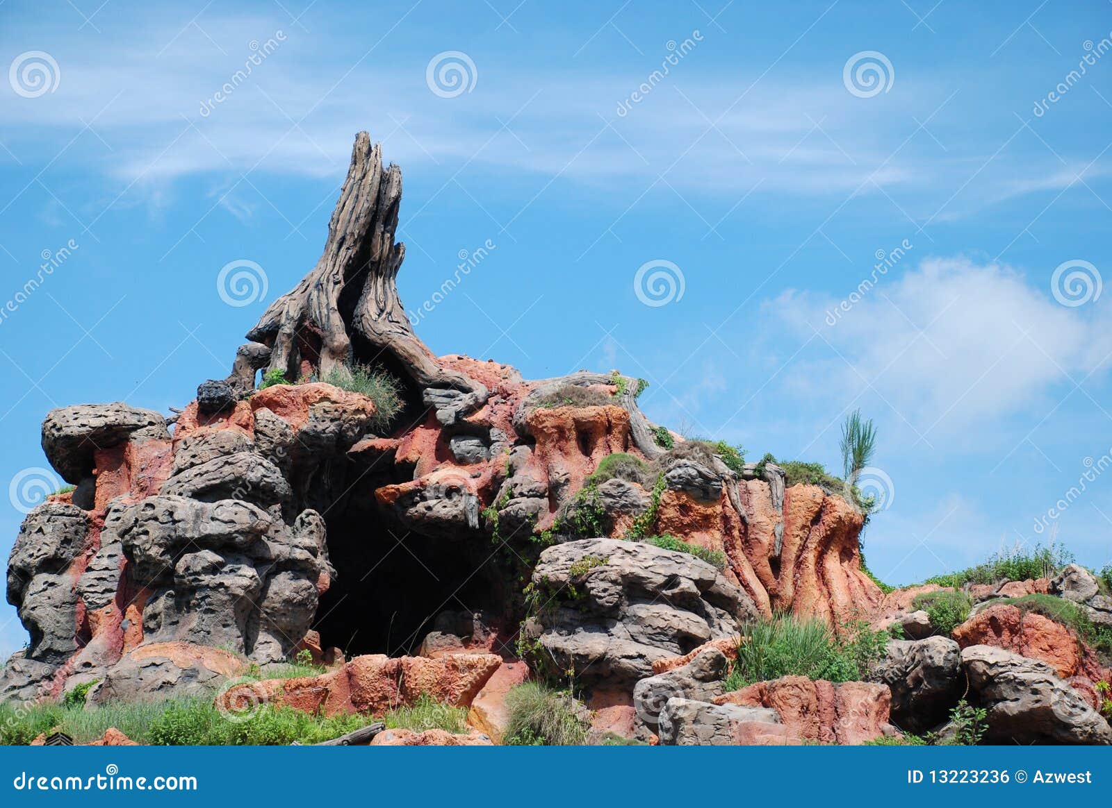 Disney Rock editorial photo. Image of rock, disney, clouds - 13223236