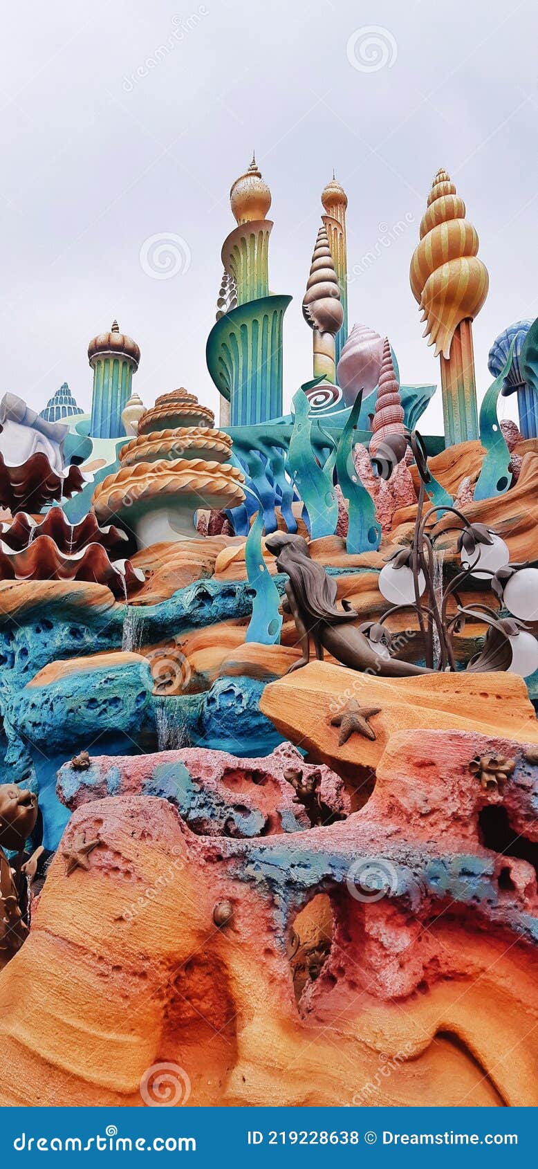 Disney Sea Theme Park Japan : Ariel Editorial Stock Photo - Image of ...