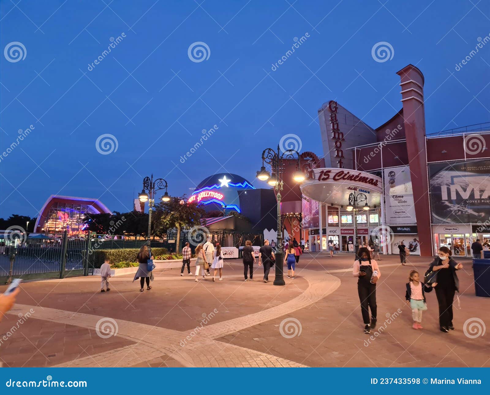 Disney Village in DisneyLand Paris Editorial Stock Photo - Image of ...