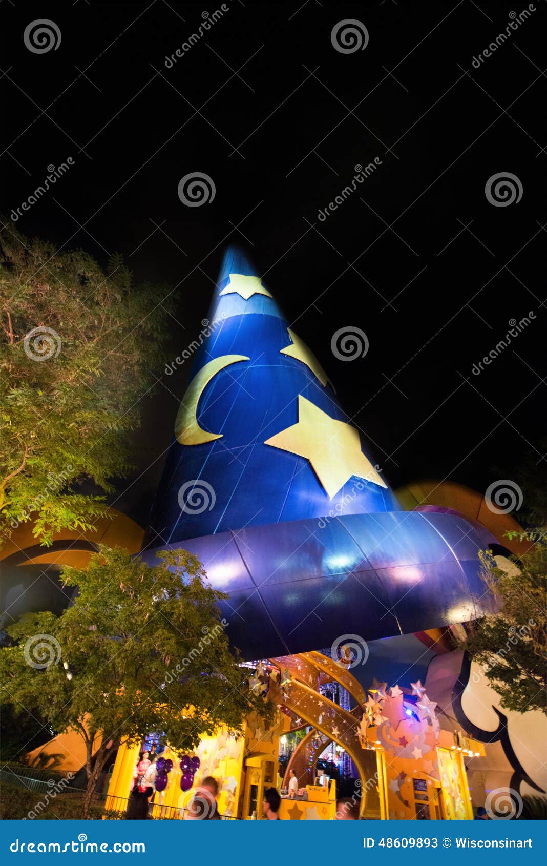 Disney-Welt-Hollywood-Studio-Zauberer-Hut Redaktionelles Stockfoto ...