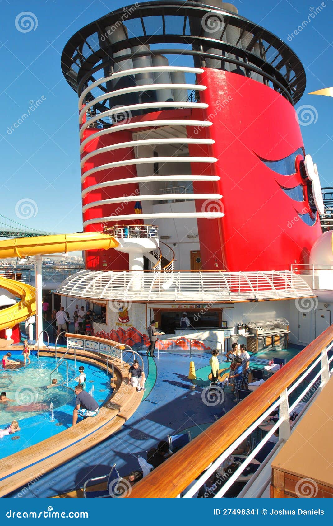 The Disney Wonder S Funnel Under California Sky Editorial Photo - Image ...