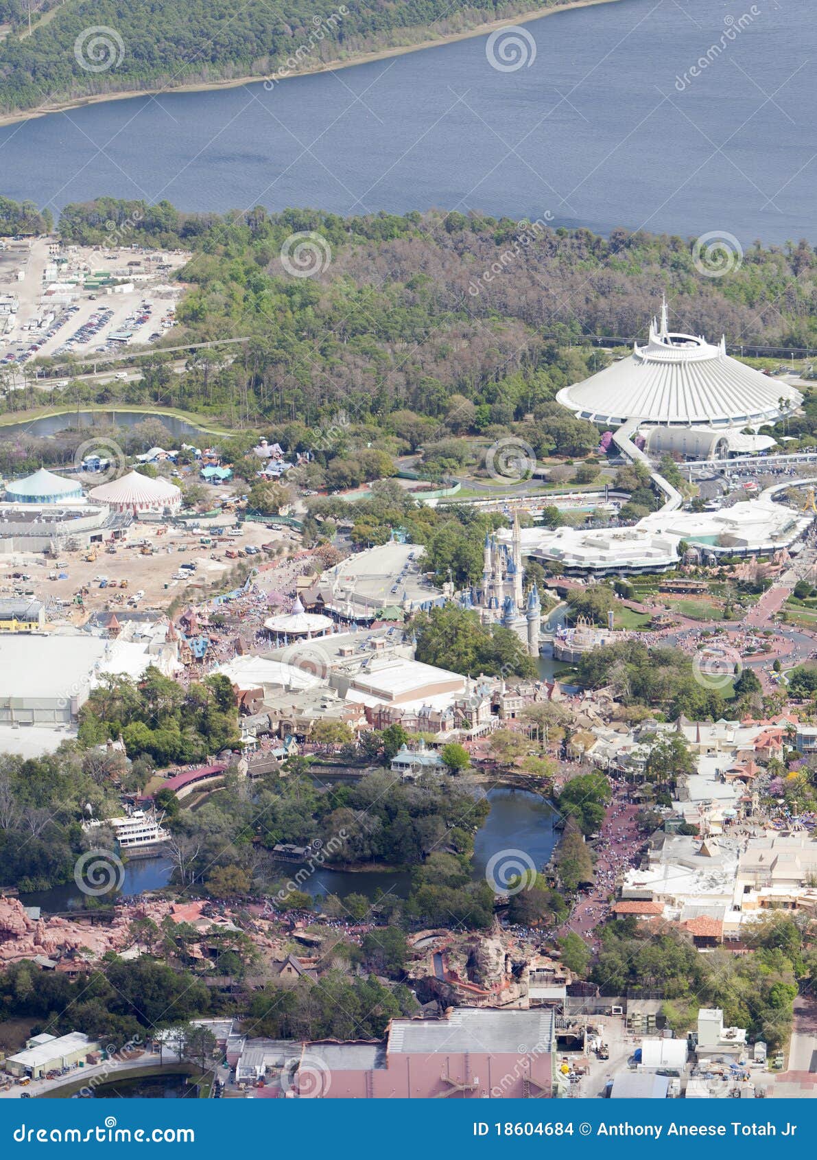 Overhead View Of Disney World