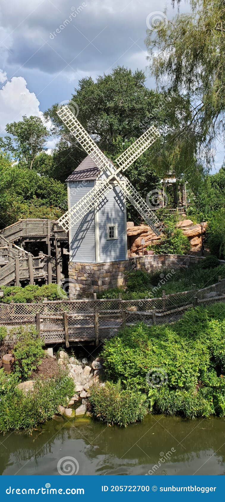 Disney World Magic Kingdom Windmill Editorial Image - Image of ruins ...