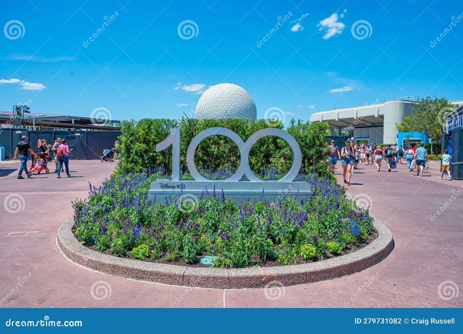 Disney 100 Year Celebration Statues at Epcot Editorial Photography ...