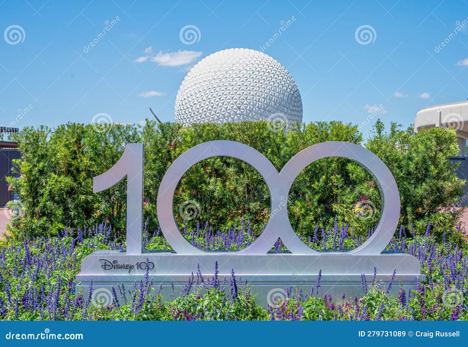 Disney 100 Year Celebration Statues at Epcot Editorial Stock Image ...