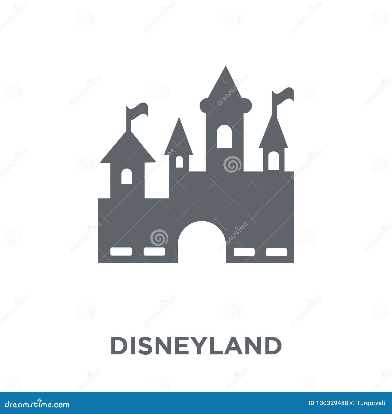 Disneyland Icon from Entertainment Collection. Editorial Stock Photo ...