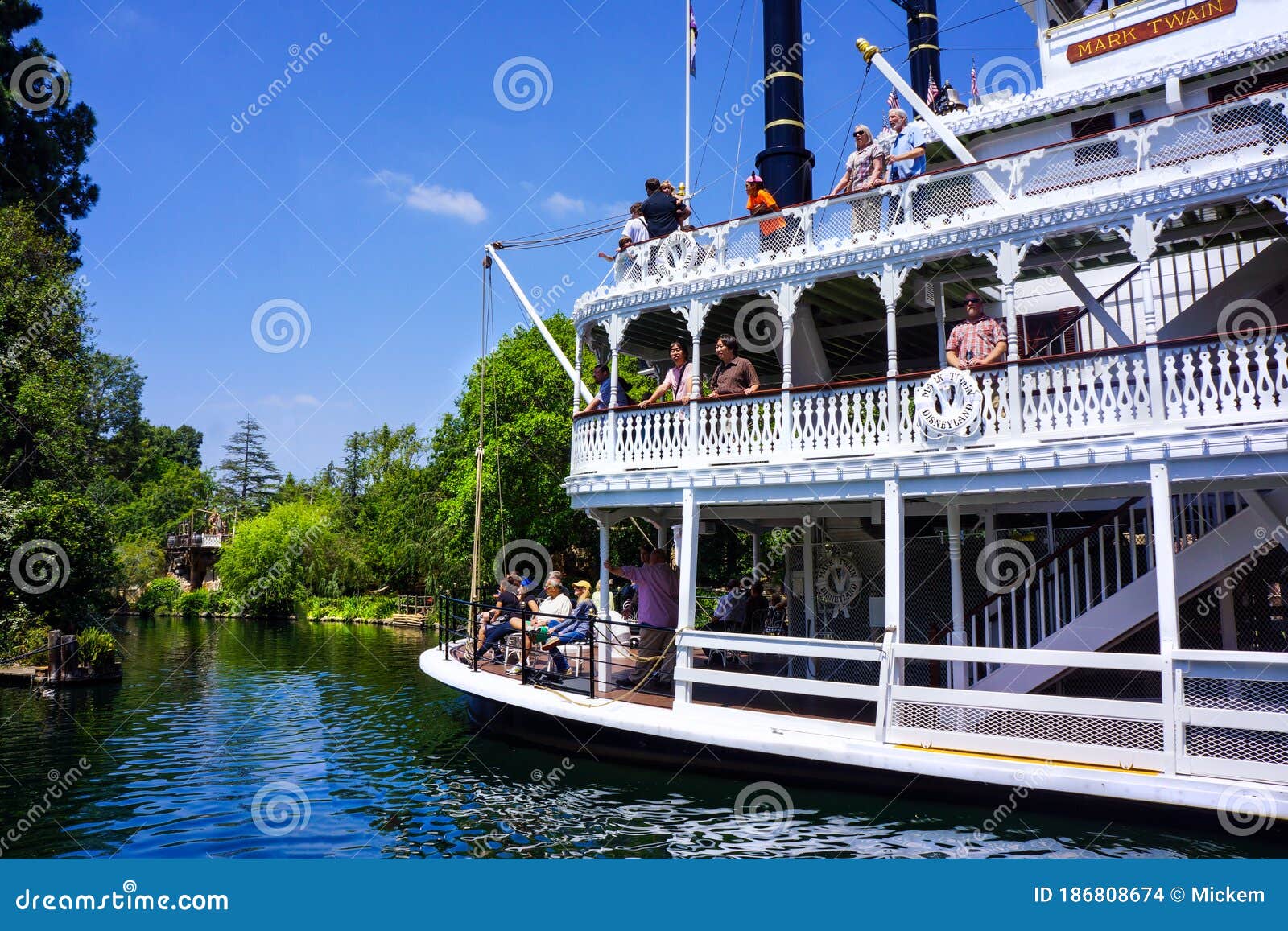 Disneyland Mark Twain River Steamboat Editorial Stock Image - Image of ... Disneyland Mark Twain River Steamboat Editorial Stock Image - Image of ...