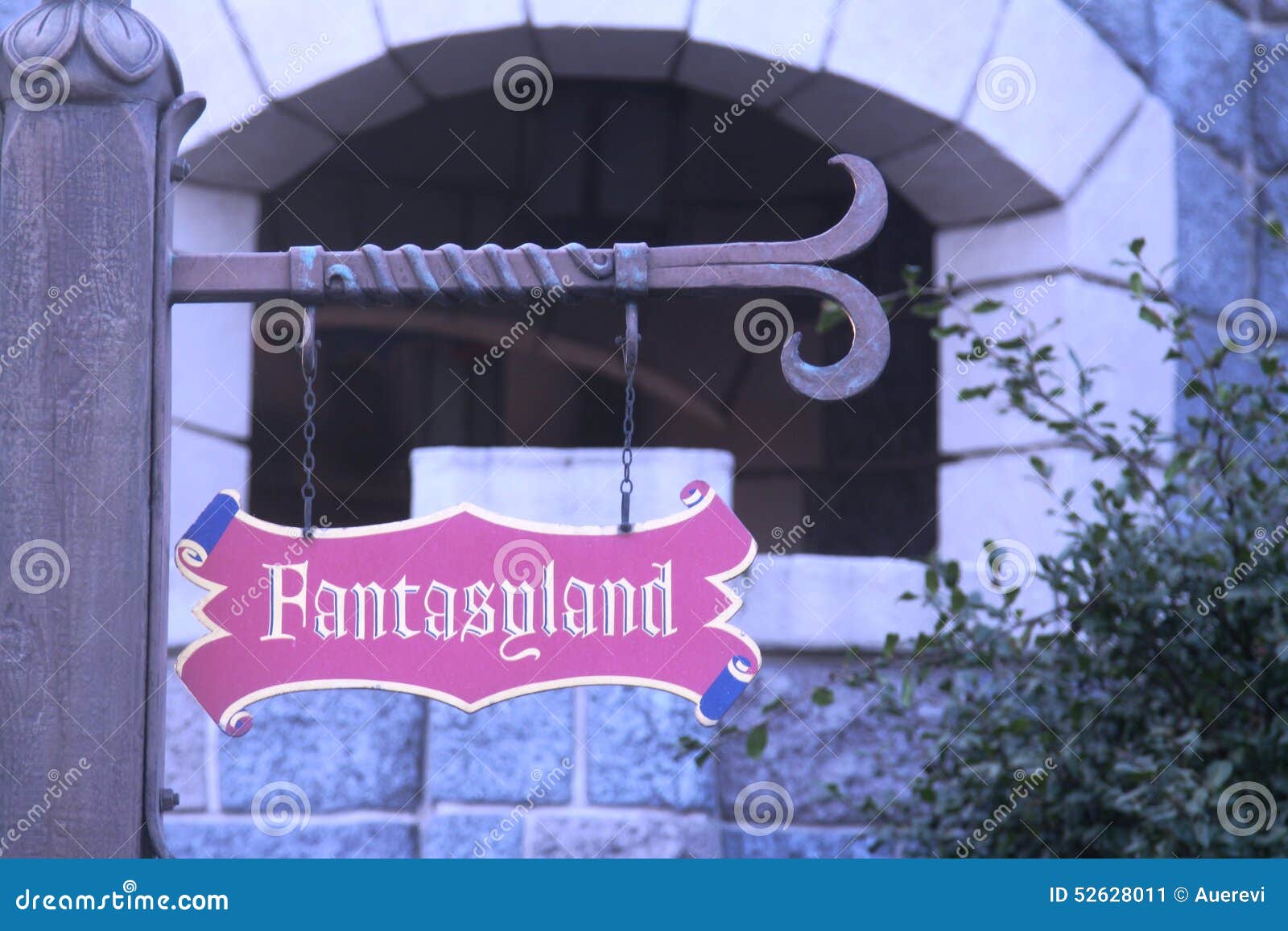 Fantasyland Disneyland Sign