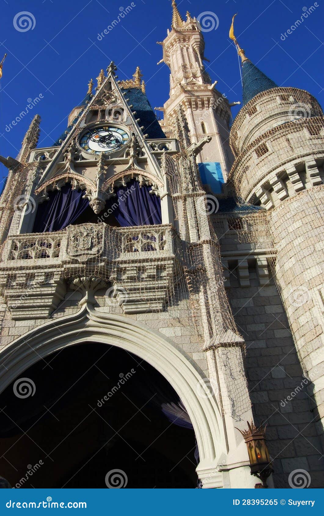 Disneylands Magic Castle Orlando Florida Editorial Image - Image of ...