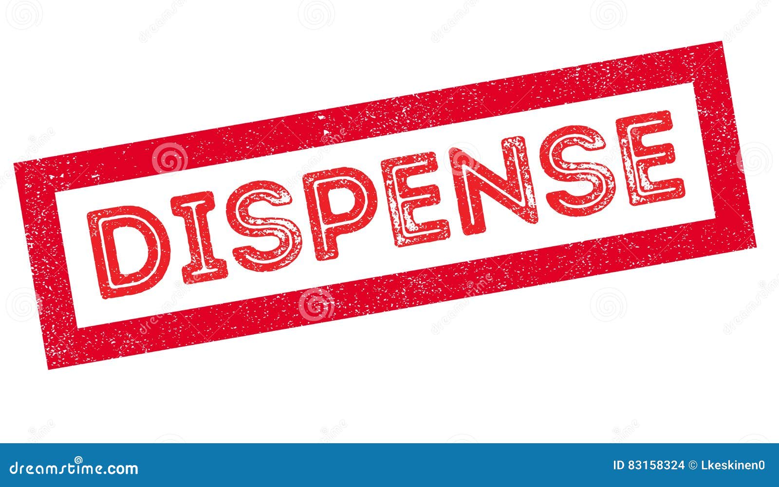 Dispense rubber stamp stock illustration. Illustration of sign - 83158324