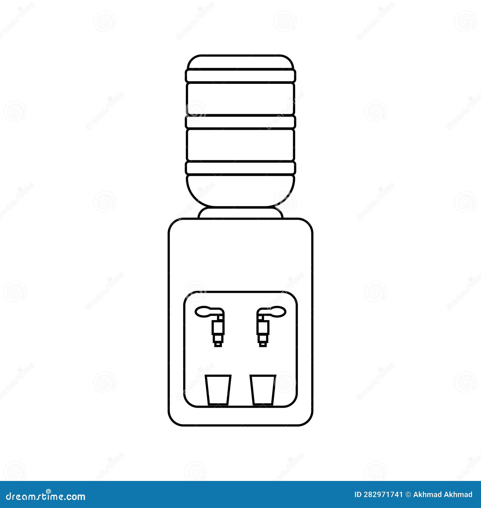 Dispenser icon stock vector. Illustration of dispenser - 282971741