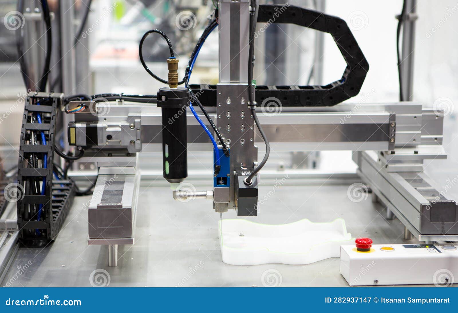 Dispensing Height Alignment Machine Stock Image - Image of machine ...