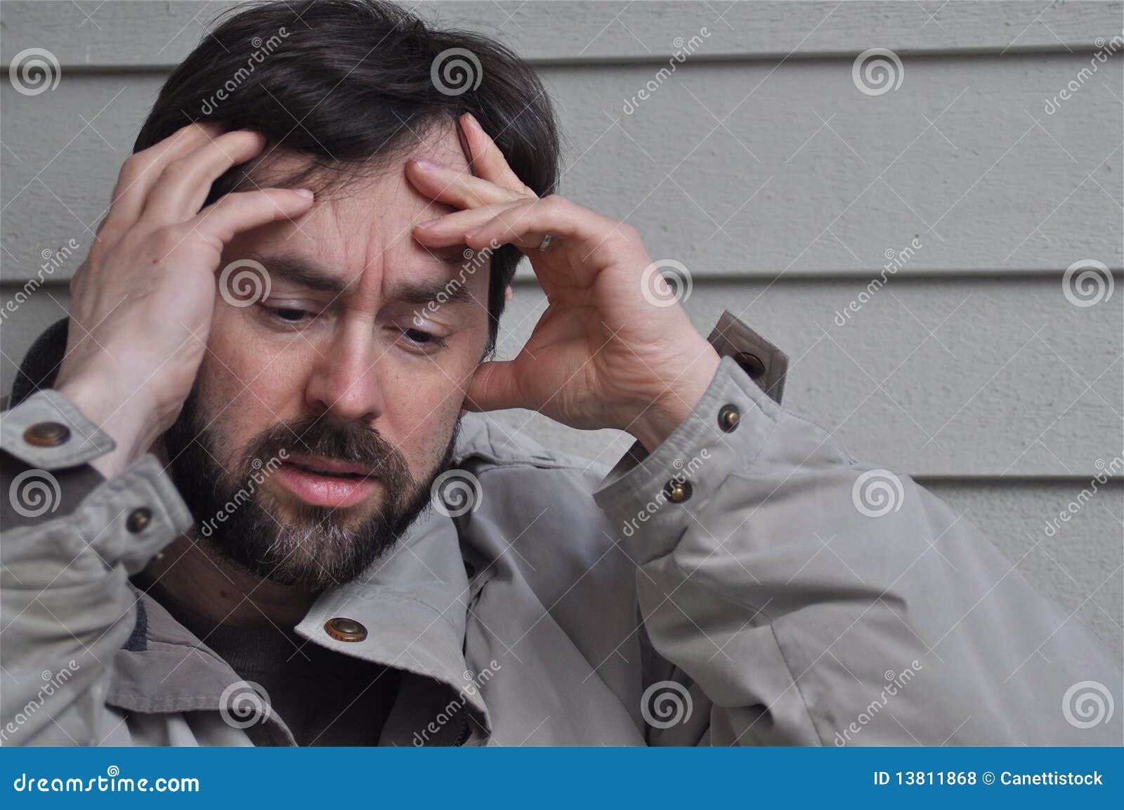 Disperazione fotografia stock. Immagine di depressione - 13811868