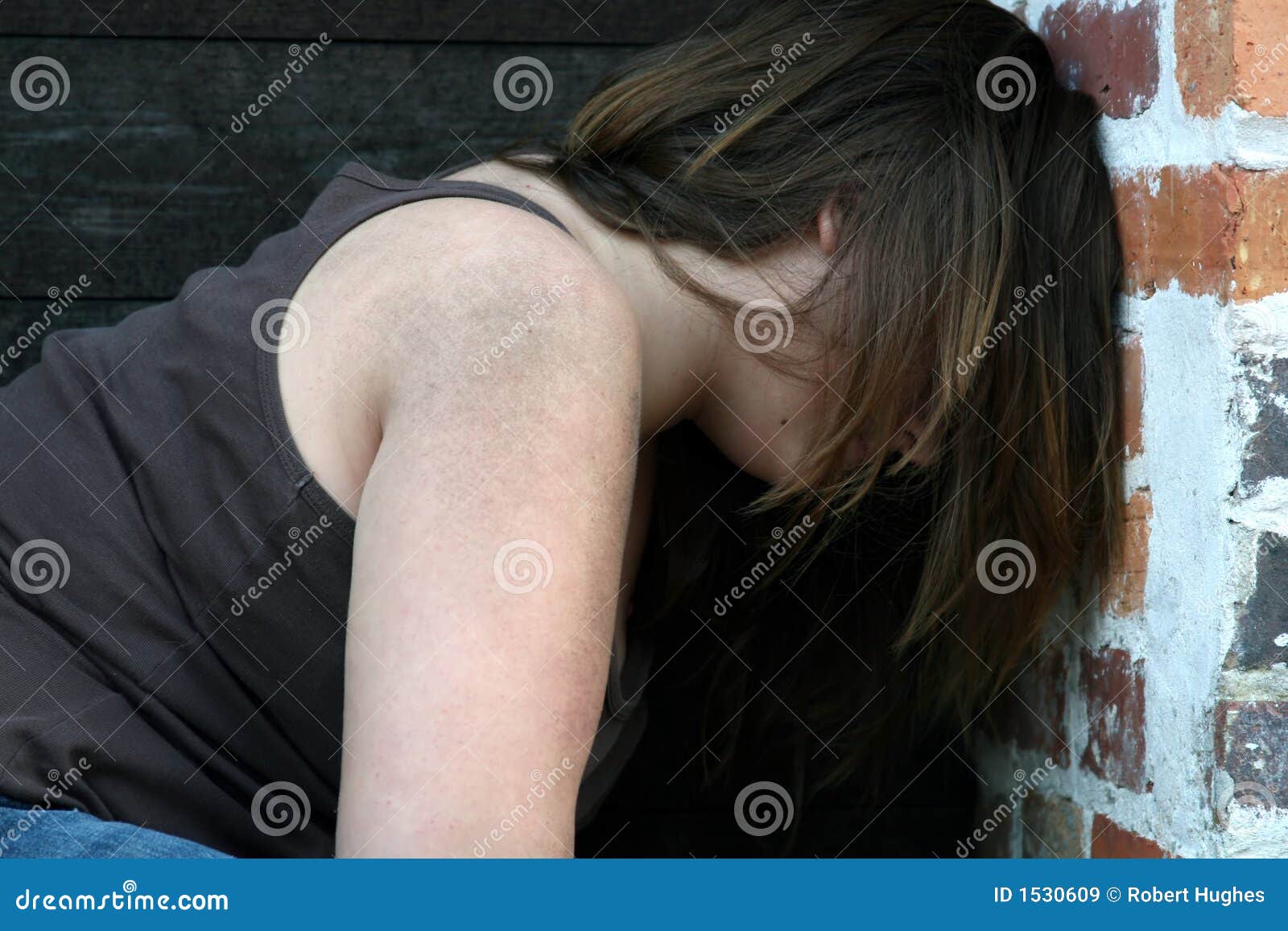 Disperazione immagine stock. Immagine di quindici, parete - 1530609