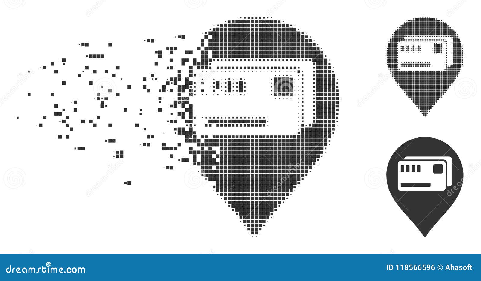 Tickets Map Marker Dispersed Pixel Halftone Icon Stock Vector ... Tickets Map Marker Dispersed Pixel Halftone Icon Stock Vector ...