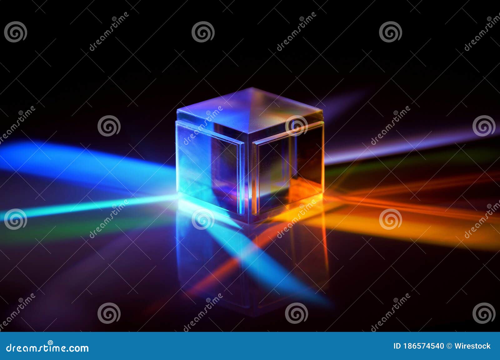 Dispersion of Artificial Light, Dichroic Reflective Square Cube ...