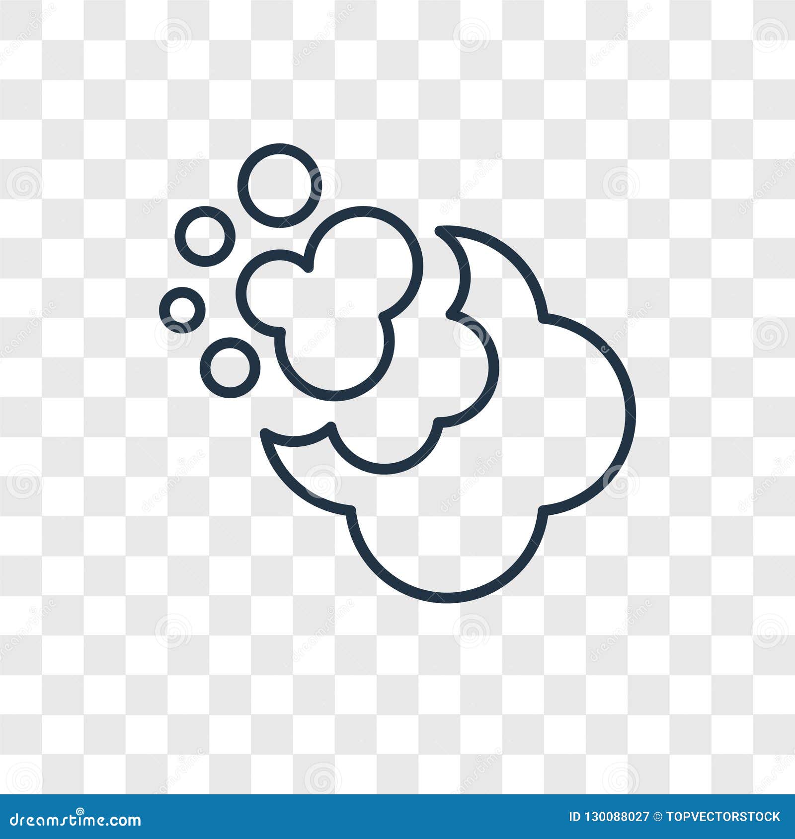 Dispersion Concept Vector Linear Icon Isolated on Transparent Ba Stock ...