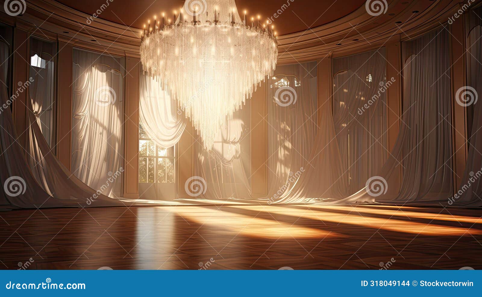 Dispersion Curved Light Rays Stock Illustration - Illustration of ...