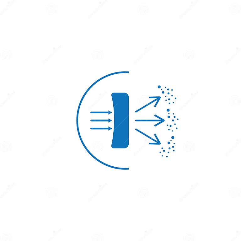 Dispersion icon vector stock vector. Illustration of destruction ...