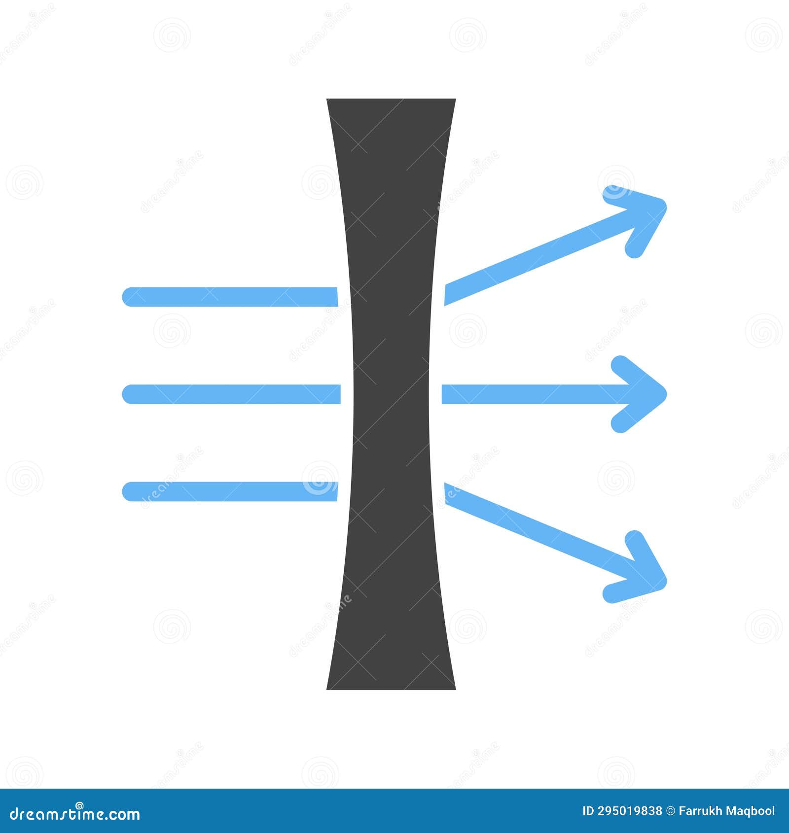 Dispersion Icon Vector Isolated On White Background, Logo Concept Of ...