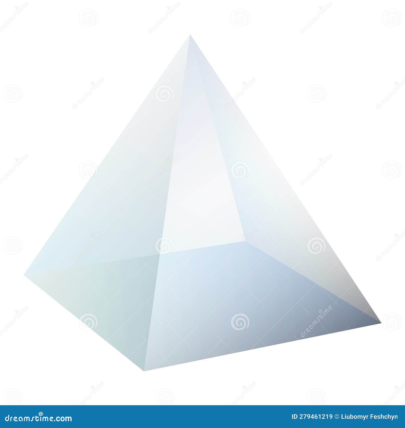 Dispersion Light Prism. Glass Triangular Pyramid for Optical Light ...