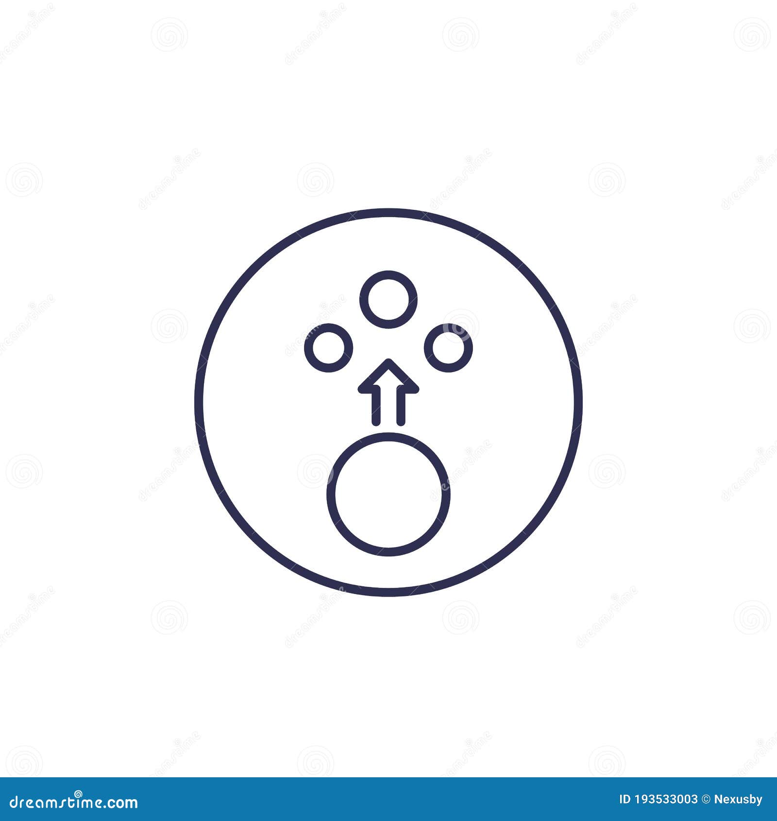 Dispersion Icon Vector Isolated On White Background, Logo Concept Of ...