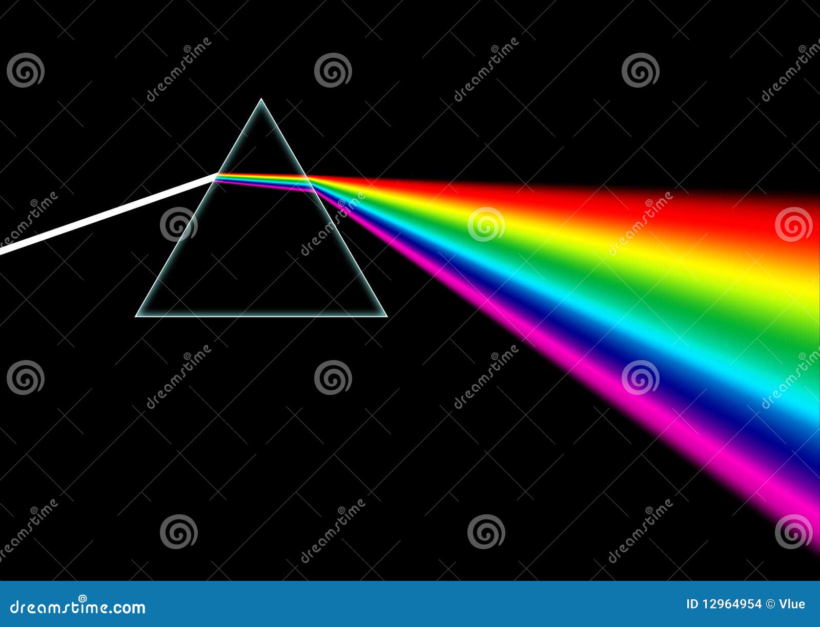Dispersive Prism stock illustration. Illustration of bend - 12964954