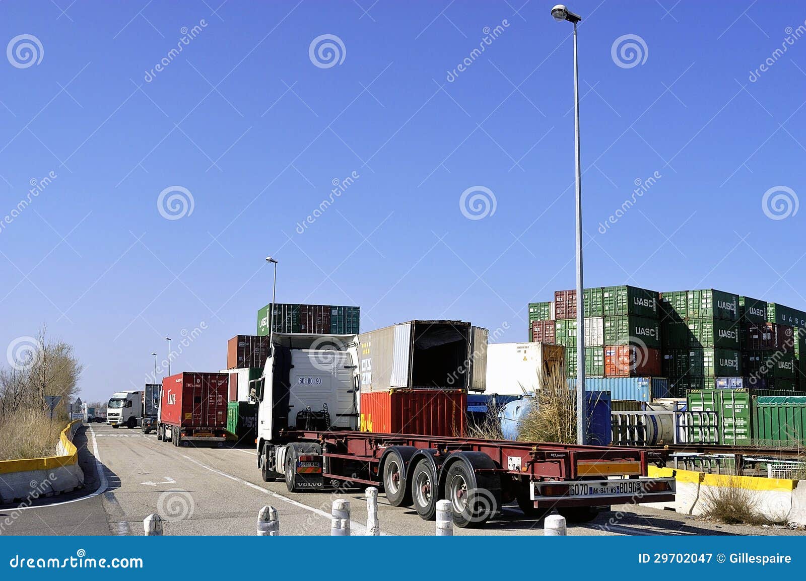 Displacement of the Containers Editorial Photography - Image of harbor ...