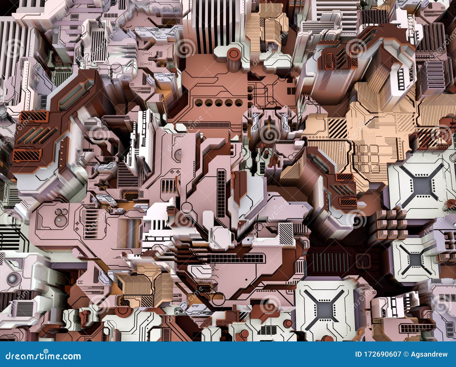 Displacement Technology stock illustration. Illustration of research ...