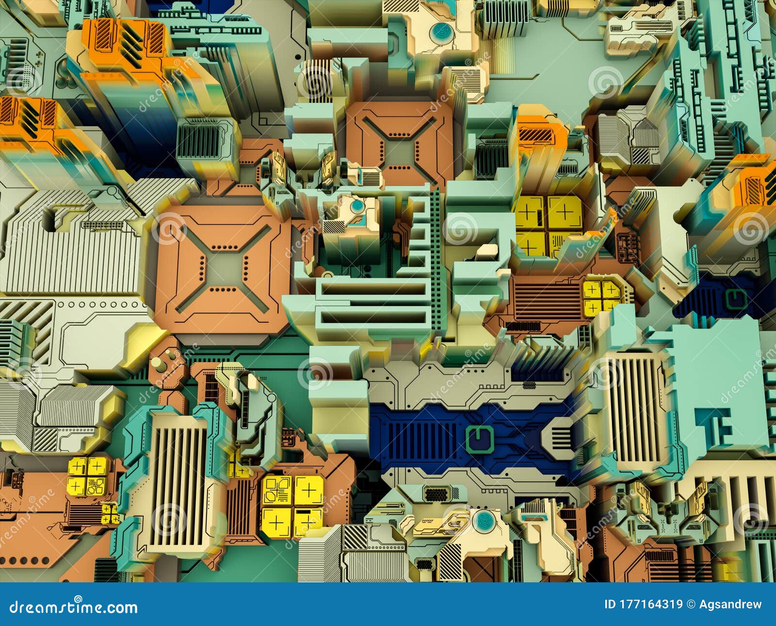 Displacement Technology stock illustration. Illustration of development ...