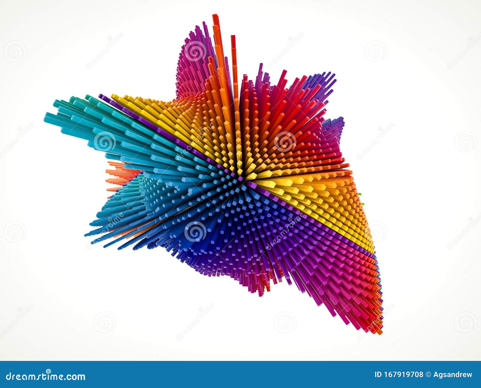 3D Color Space stock illustration. Illustration of abstract - 167919708