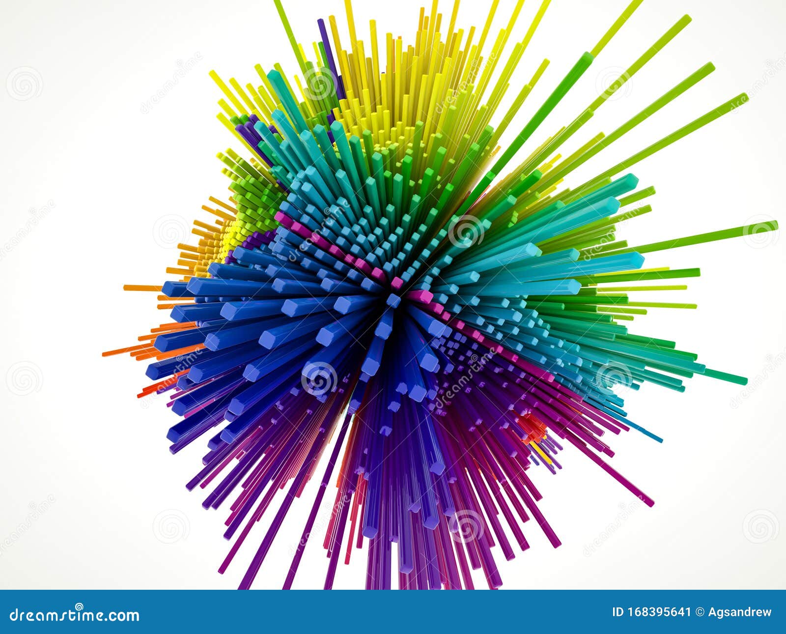 3D Color Space stock illustration. Illustration of abstract - 168395641