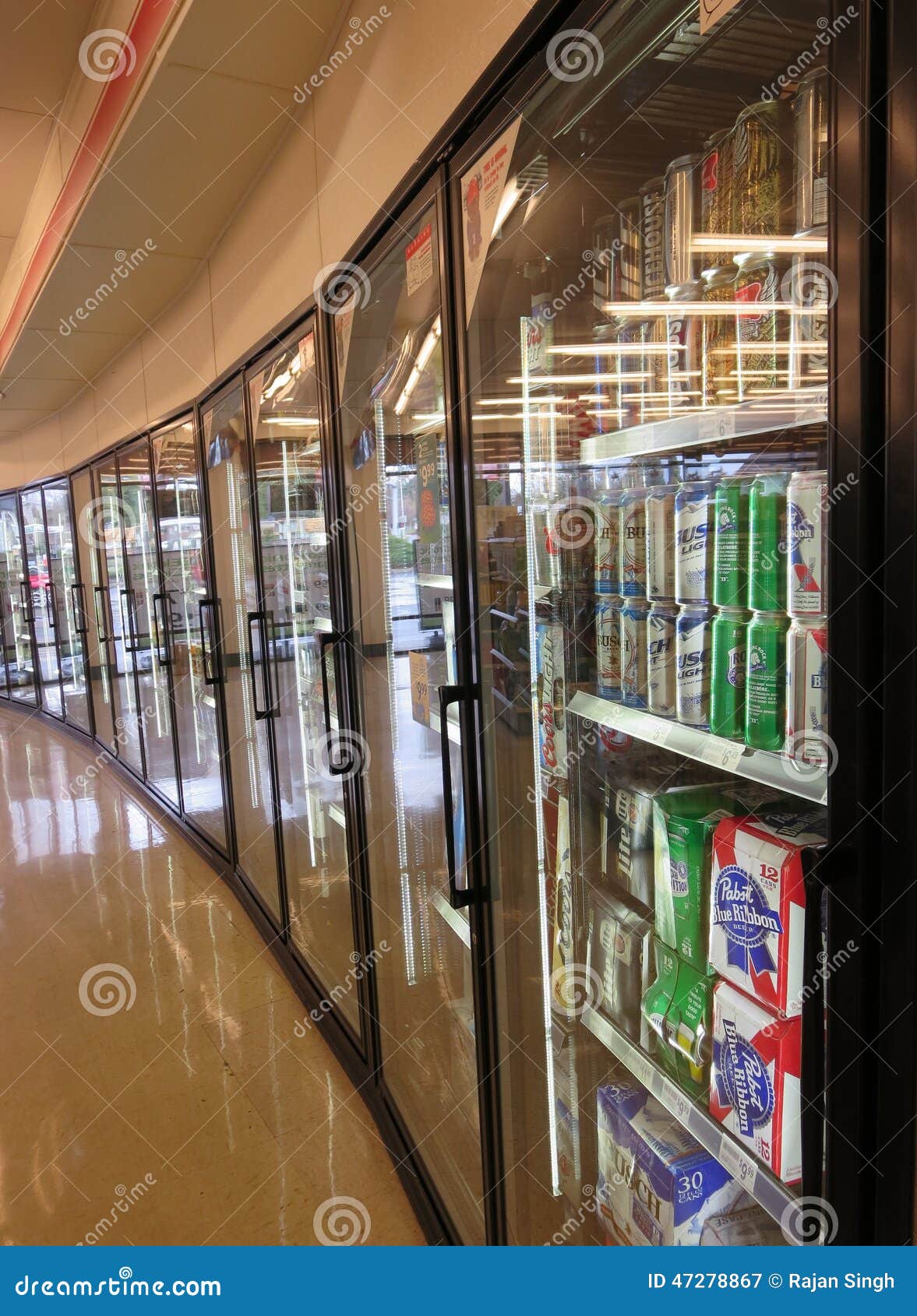 Display of beers editorial photography. Image of beverages - 47278867