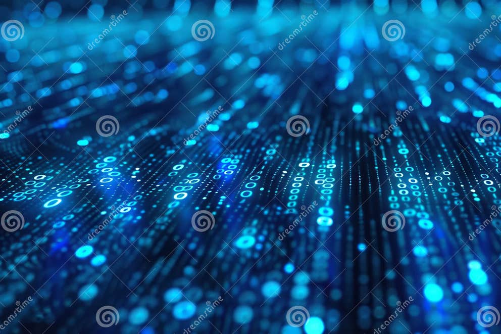 Display of Binary Numbers on Monitor. Visualizing Complex Computations ...