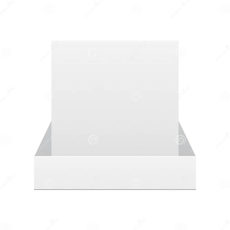 Display box mockup stock vector. Illustration of mock - 109843420