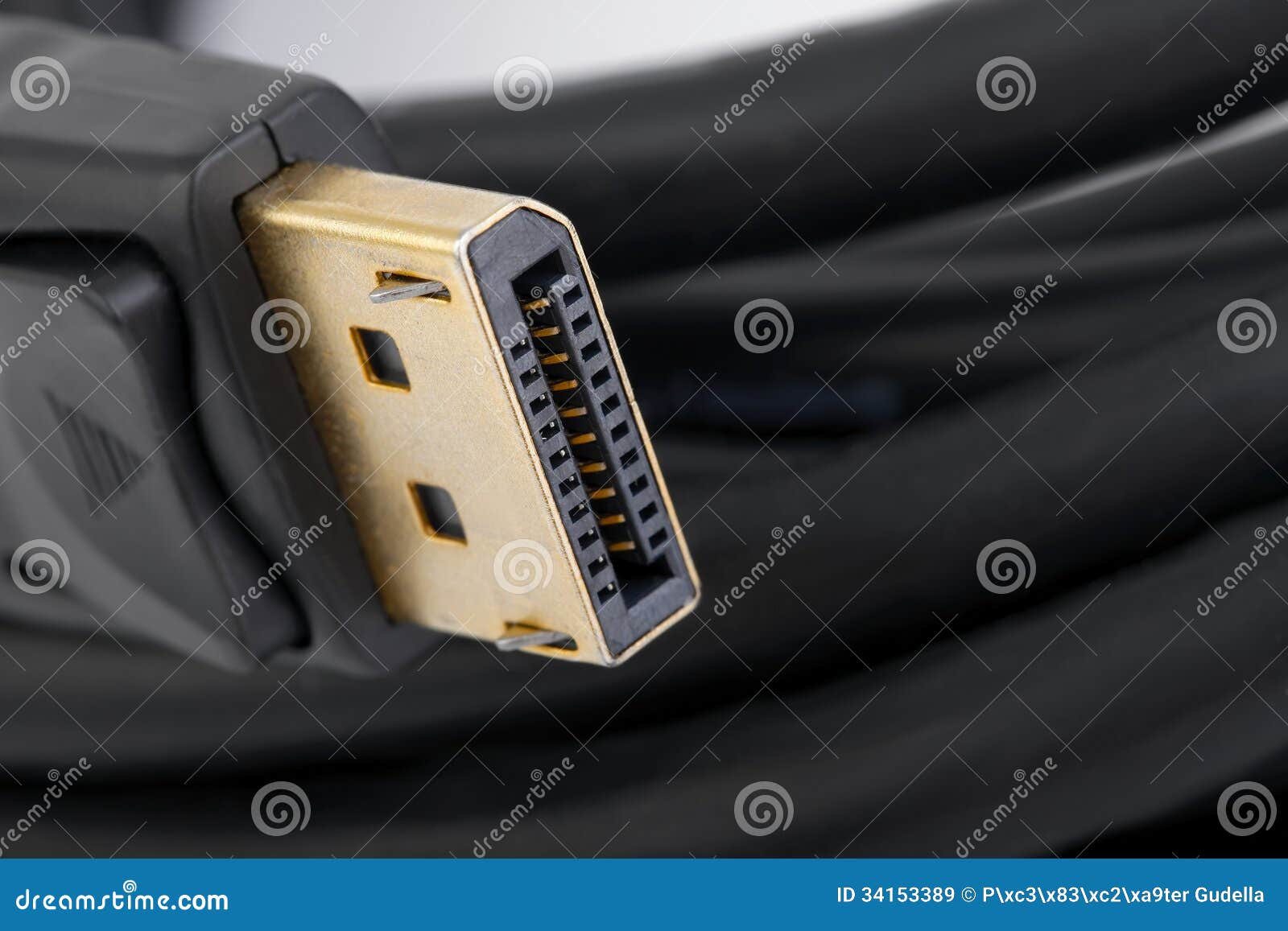 Display cable stock image. Image of screen, standard - 34153389