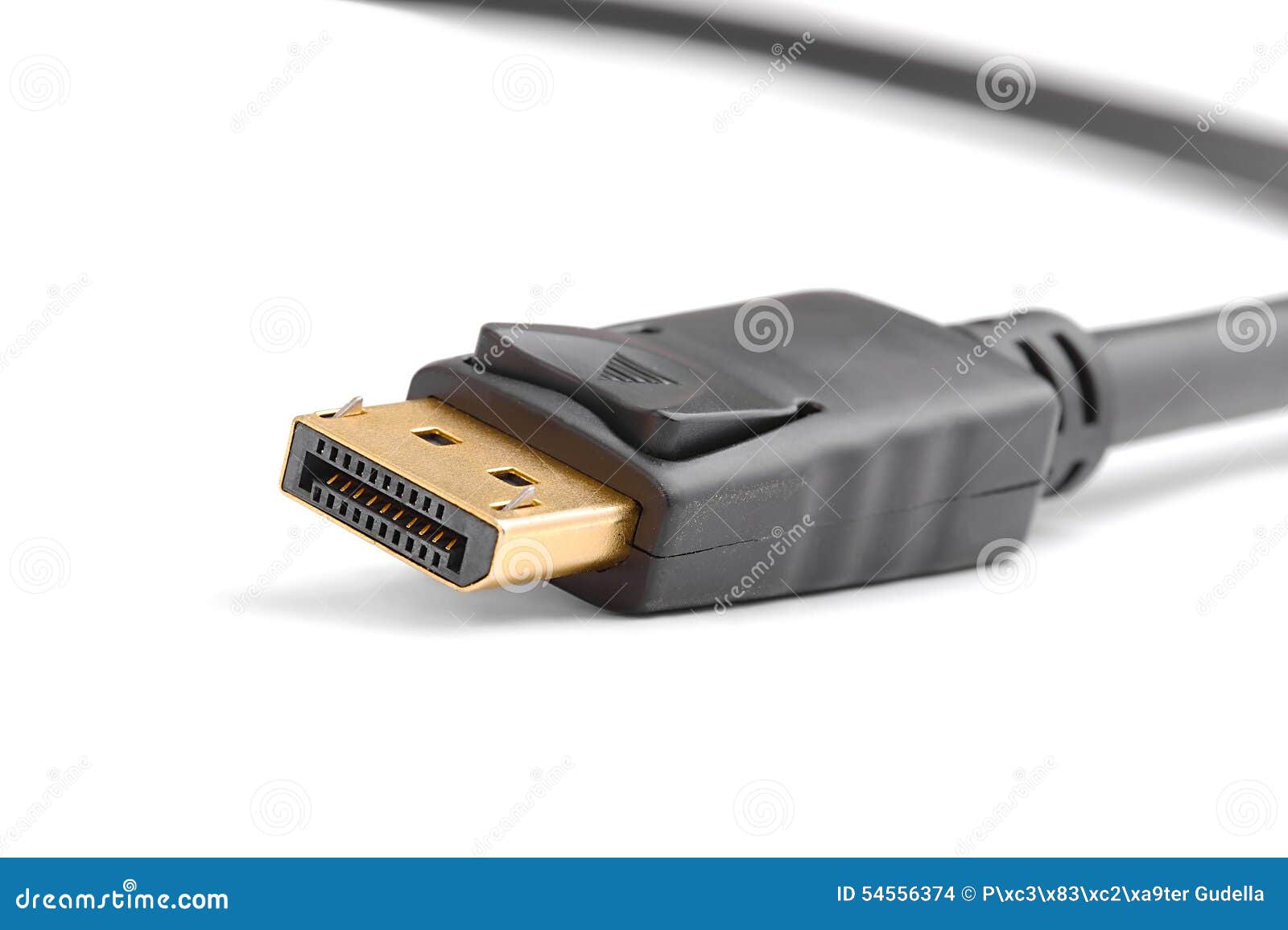 Display cable stock photo. Image of digital, roll, monitor - 54556374
