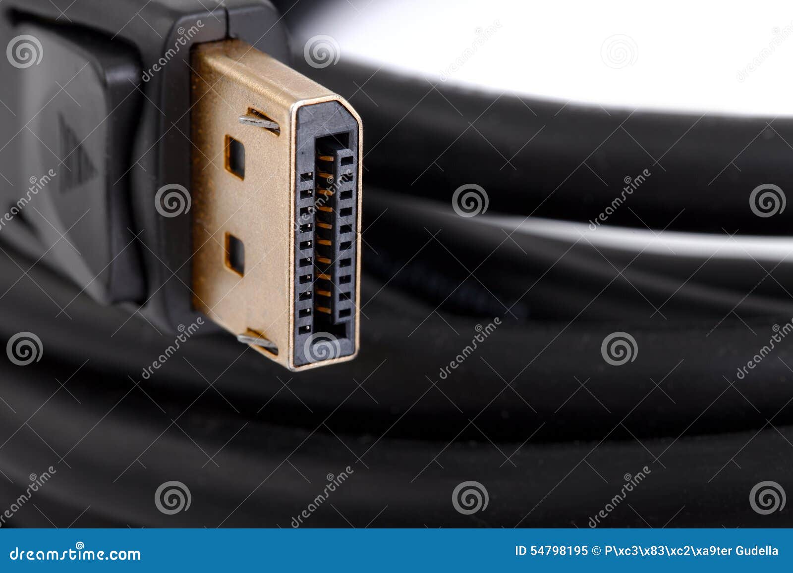 Display cable stock image. Image of disconnected, screen - 54798195