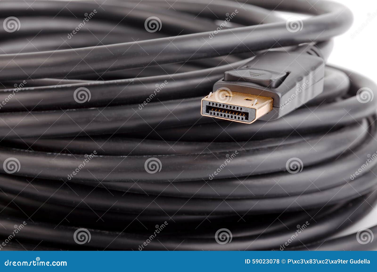 Display cable stock photo. Image of signal, macro, detail - 59023078