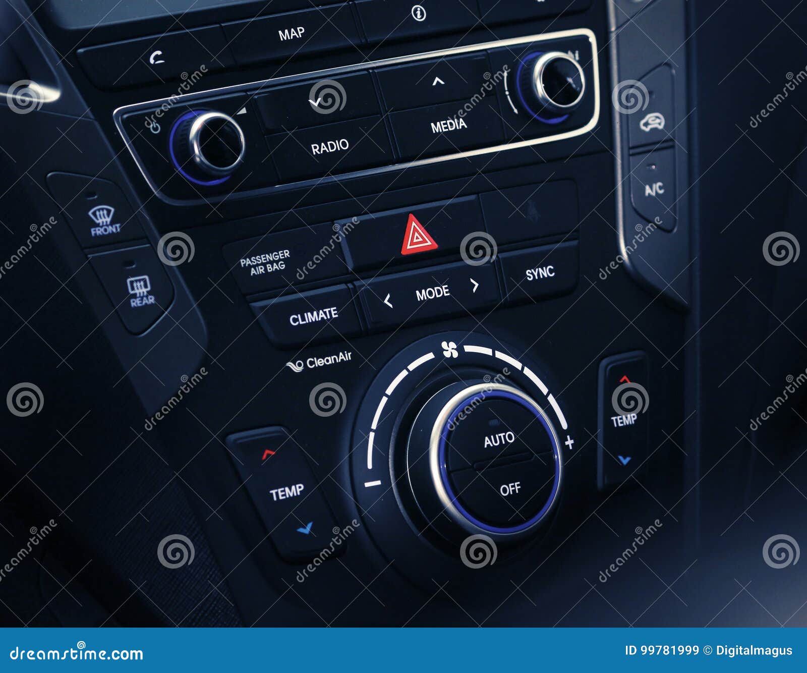 Display climate control stock image. Image of leather - 99781999