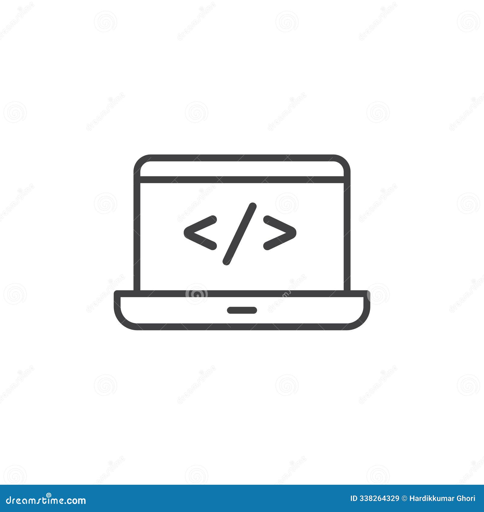 Display Code Icon Set. Computer Software Program Script Vector Symbol. Web Html Sign in Black ...