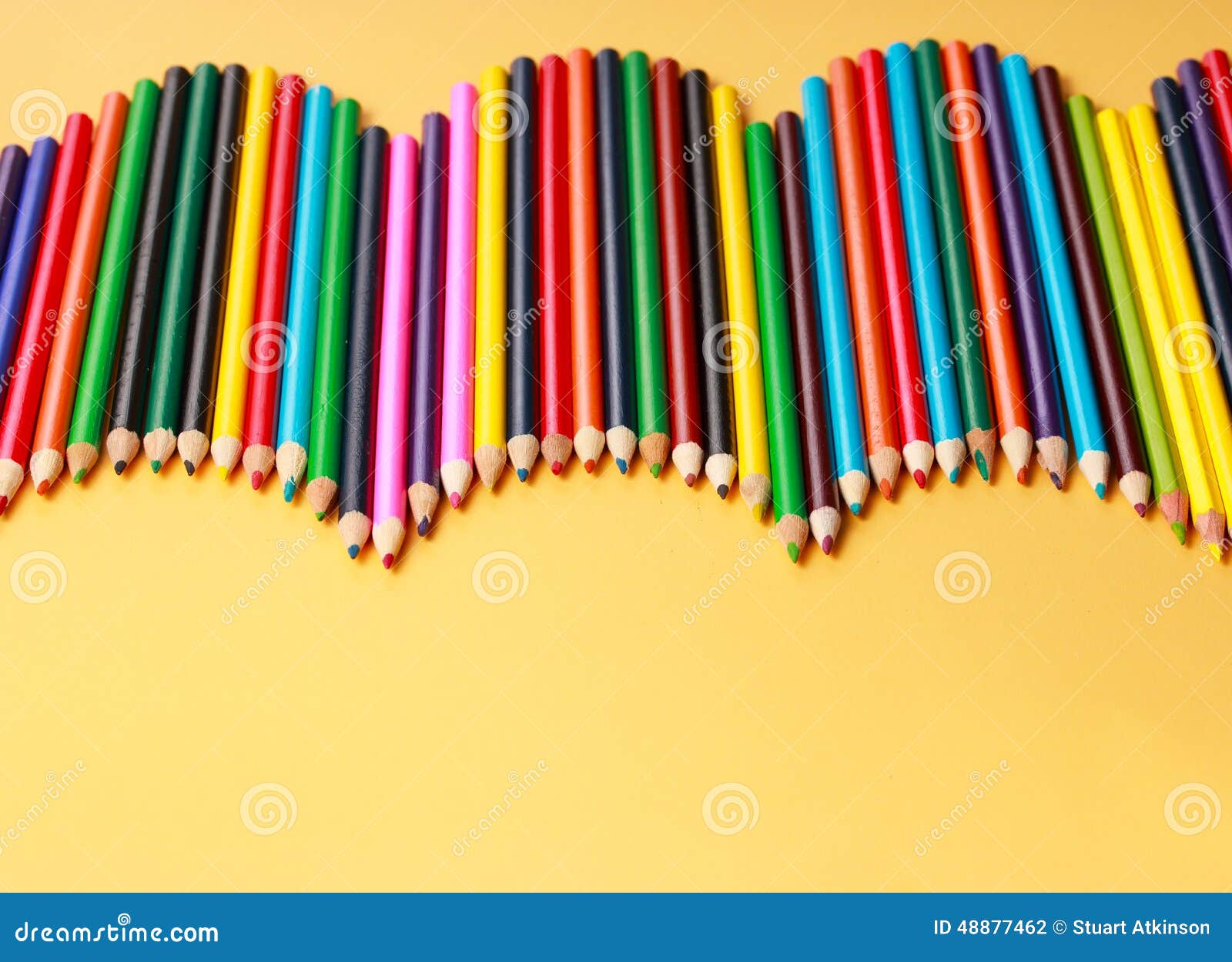 A Display of Colored Pencils Stock Photo - Image of sketching, artist ...