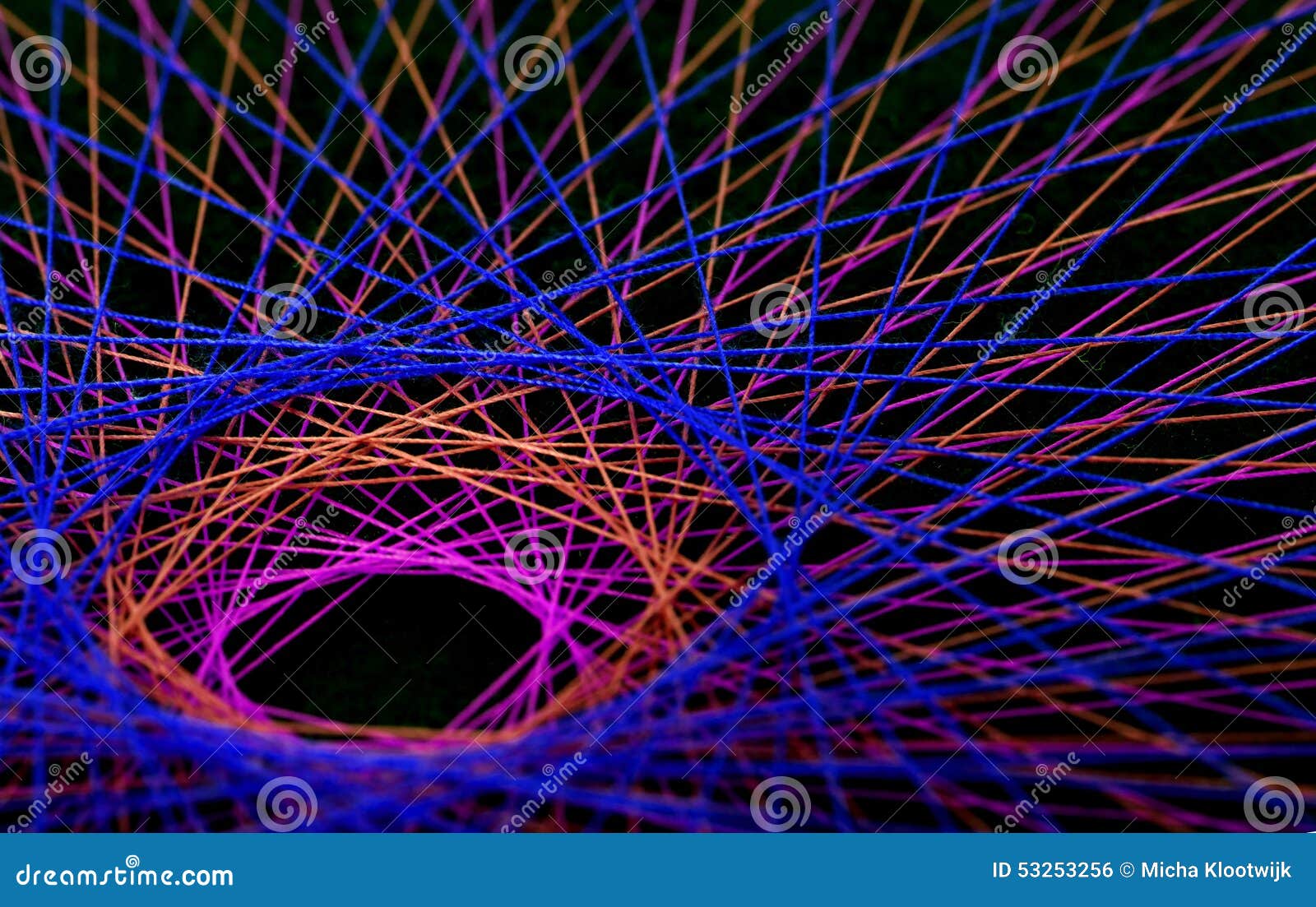 Display of Colorful Threads Stock Photo - Image of perspective, textile ...
