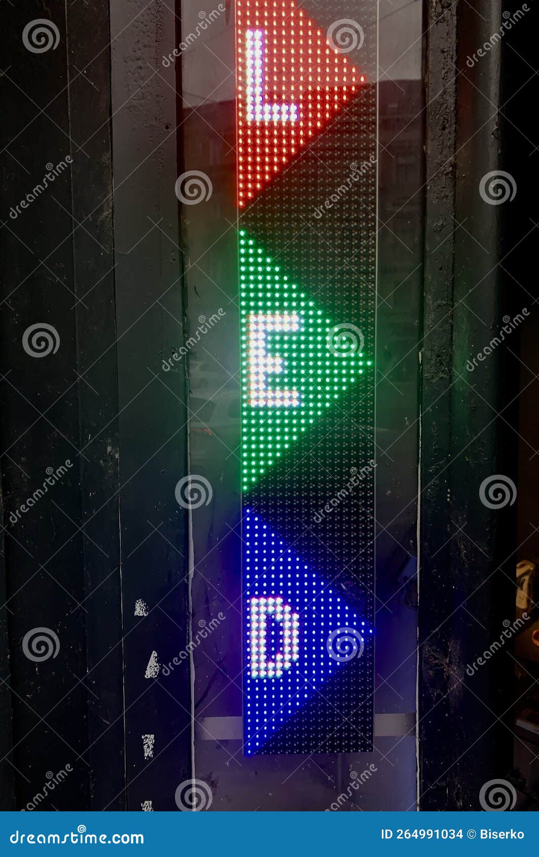 Led Light in Different Colour Stock Photo - Image of lights, colour ...