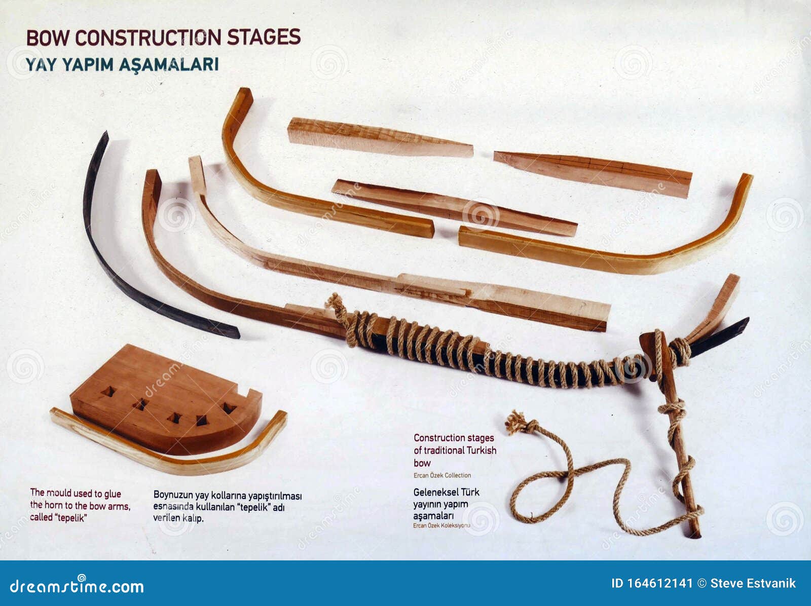 Display of the Construction of Compund Bow and Arrows Editorial Photo ...