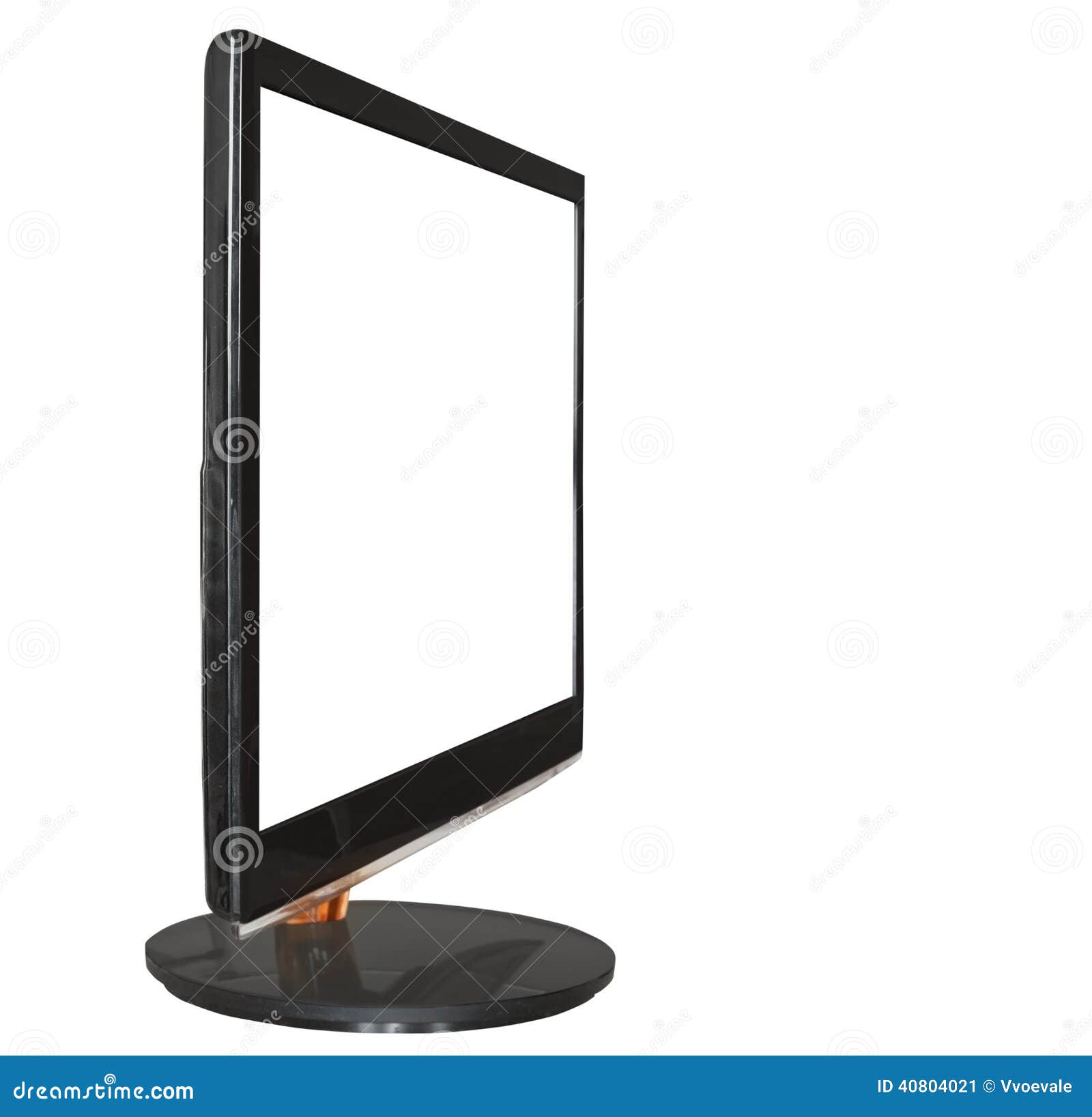 Display with Cut Out Screen Isolated on White Stock Image - Image of ...