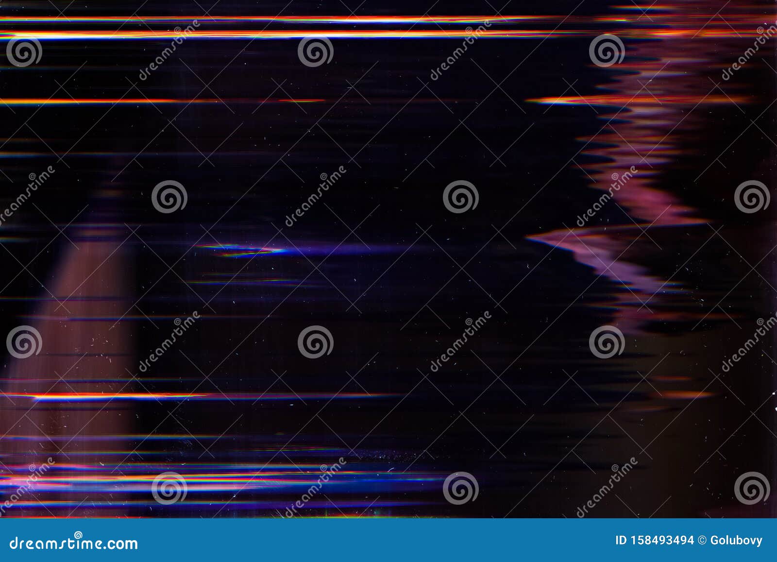Display Damage Digital Error Glowing Lines Effect Stock Photo - Image ...